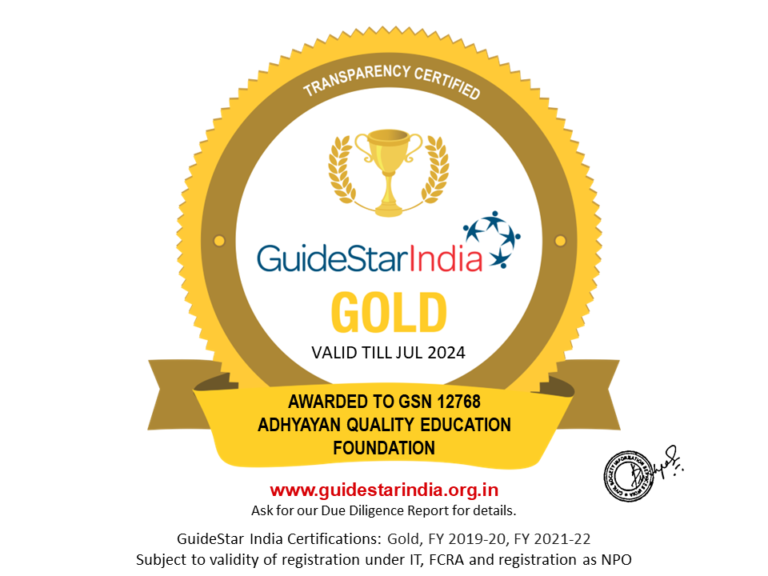 Adhyayan Foundation – Leading Learning Together